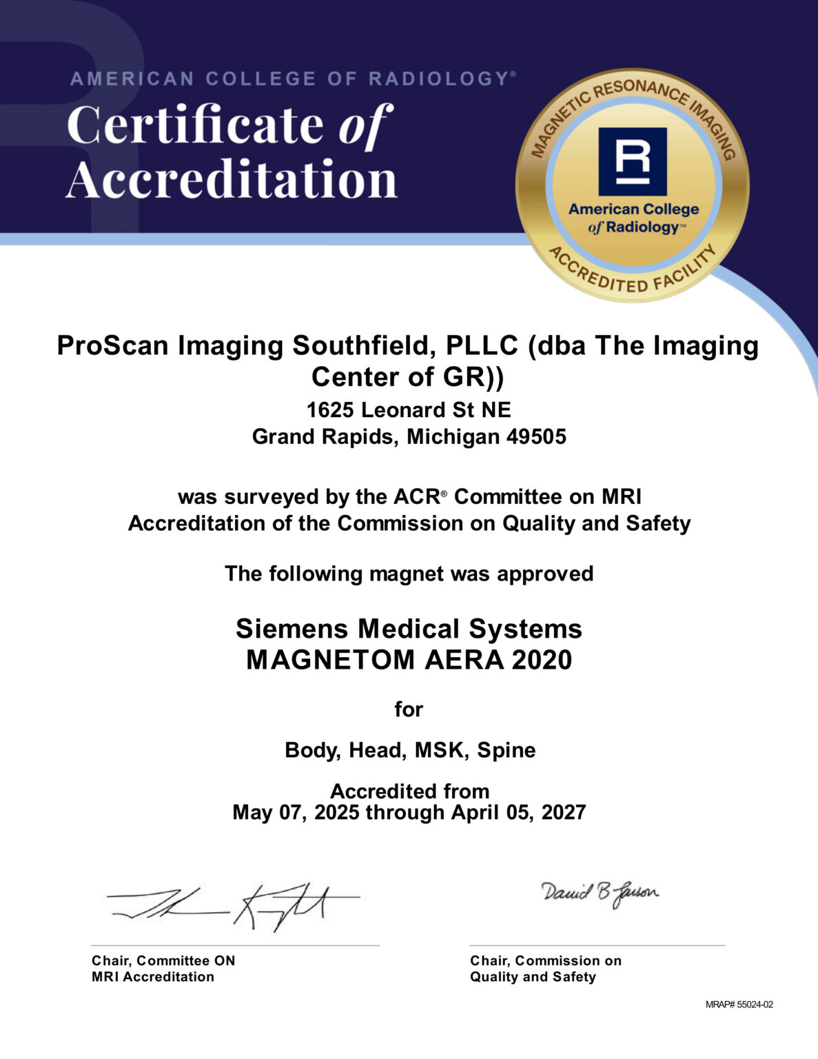 Medical Imaging Service in Grand Rapids | MRI, CT Scan, X Ray